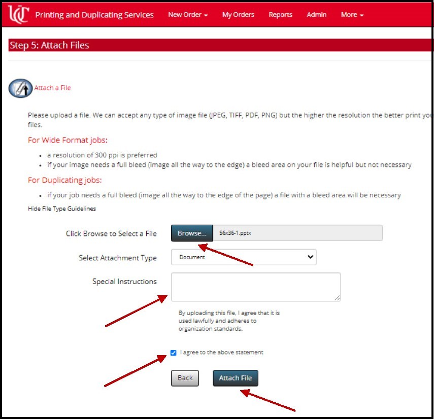 User Guide - Printing Services | University Of Cincinnati