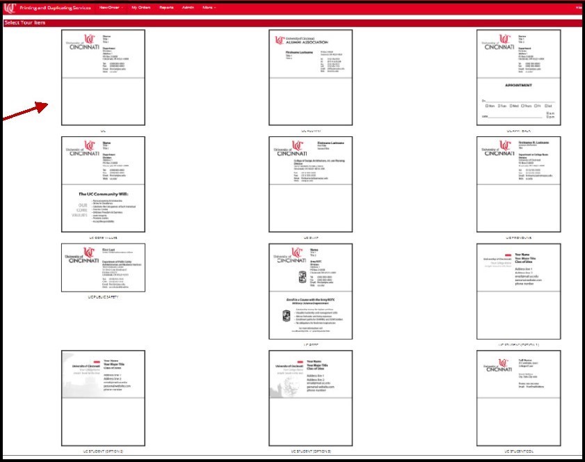User Guide - Printing Services | University of Cincinnati