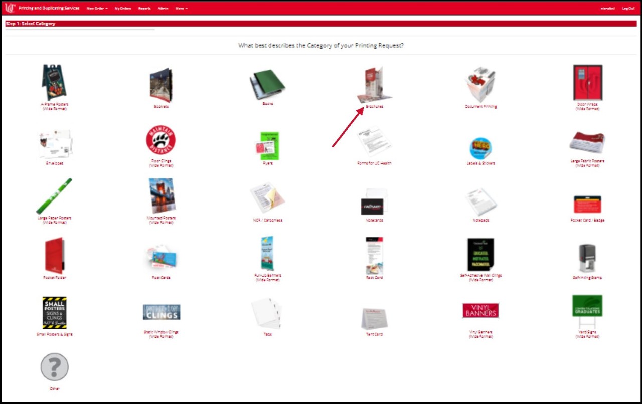 User Guide - Printing Services | University of Cincinnati