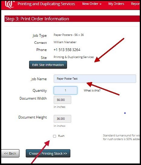 User Guide - Printing Services | University Of Cincinnati