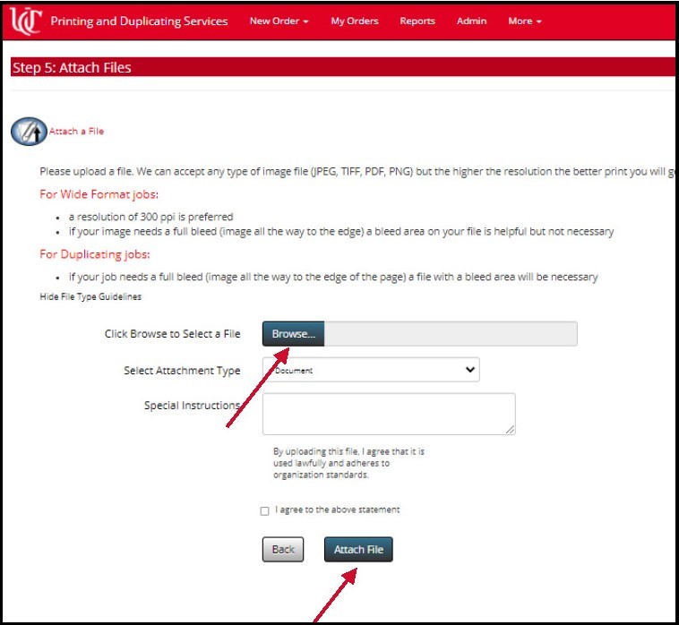User Guide - Printing Services | University of Cincinnati