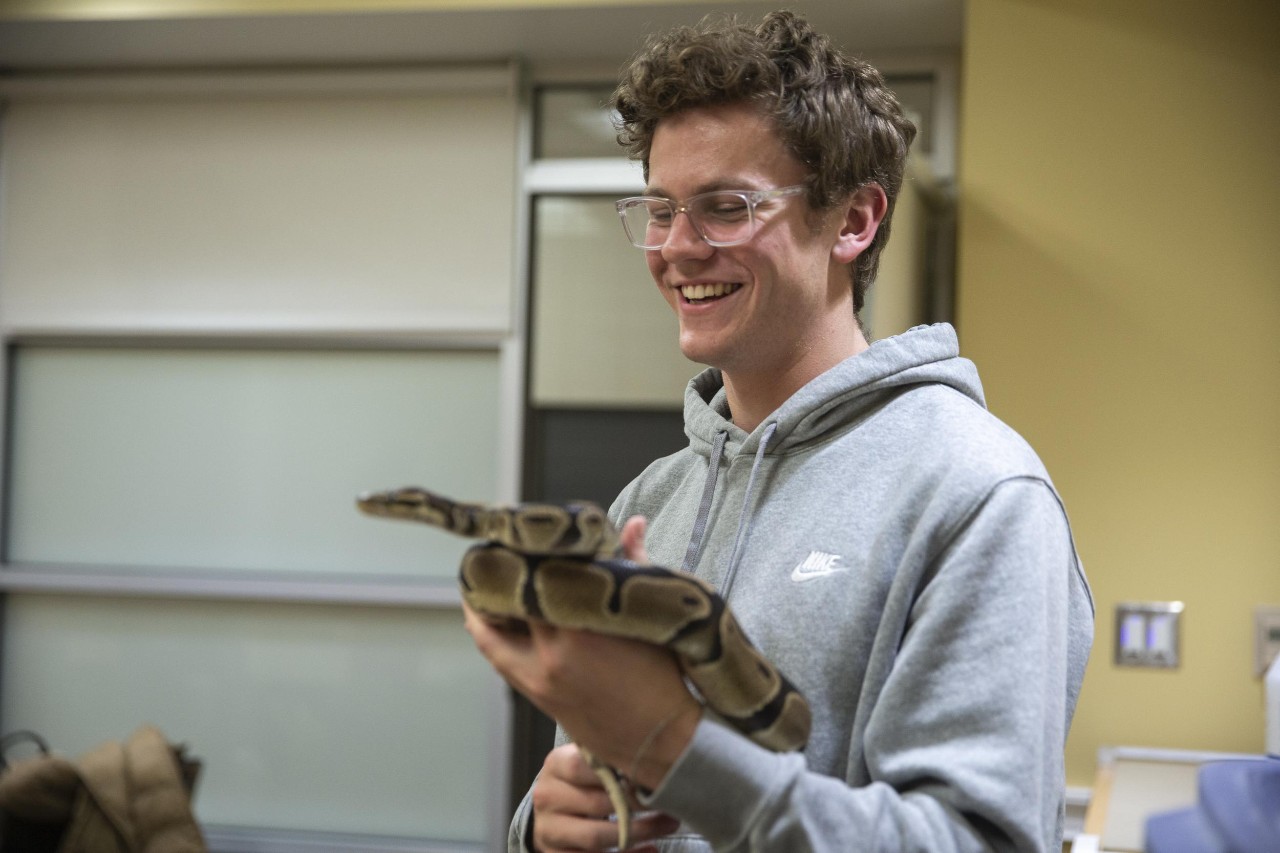 UC student starts Herpetology Club | University of Cincinnati
