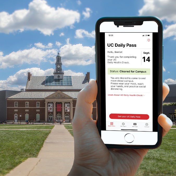 Covid Check App | University of Cincinnati