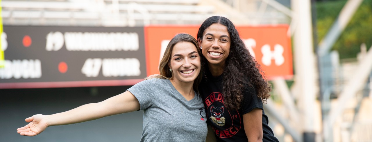 Women providing leadership at UC: April Gable and Taylor Allgood ...