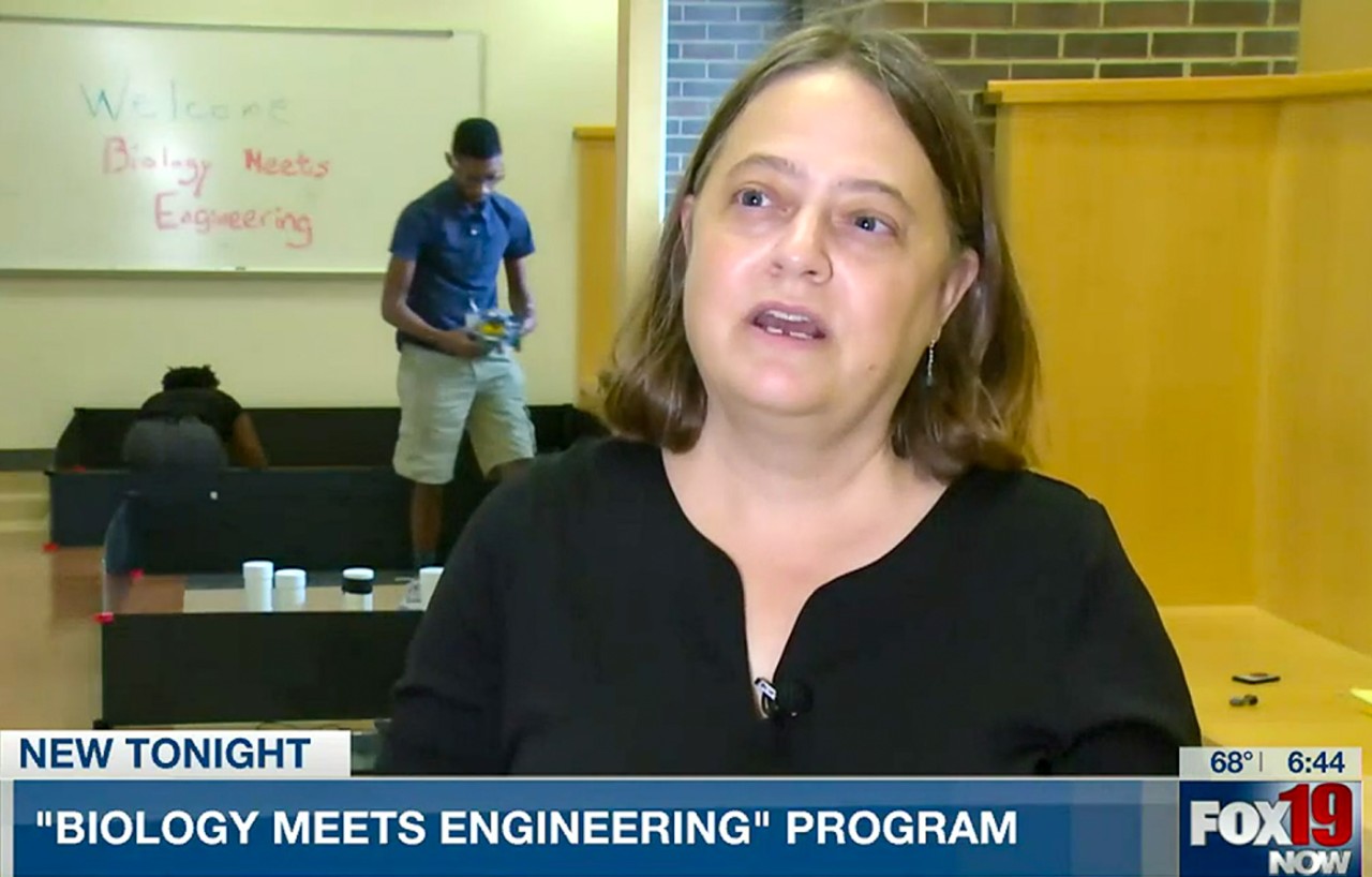 Fox19 highlights UC's Biology Meets Engineering program for high ...