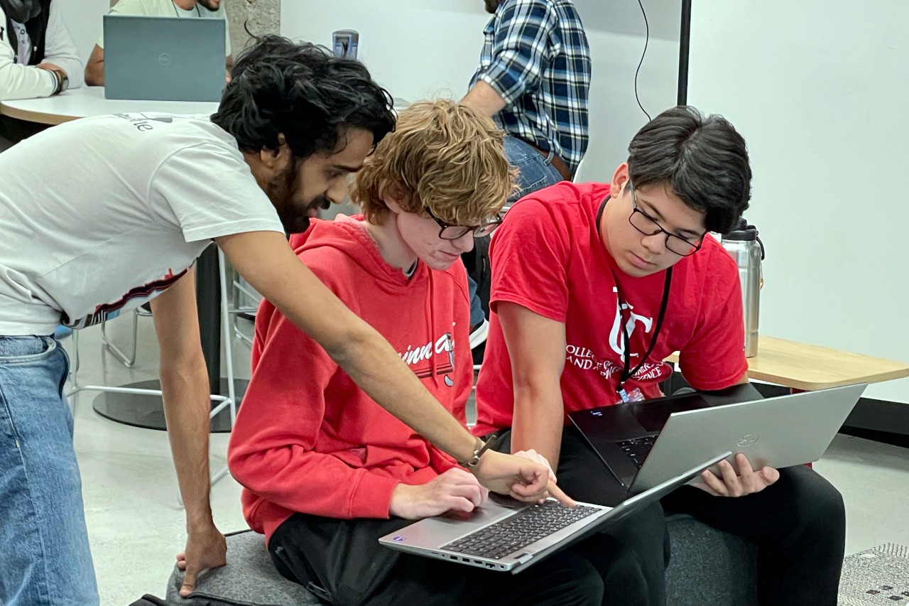UC MakeUC Hackathon cracks codes for change at 1819 Innovation Hub | University of Cincinnati