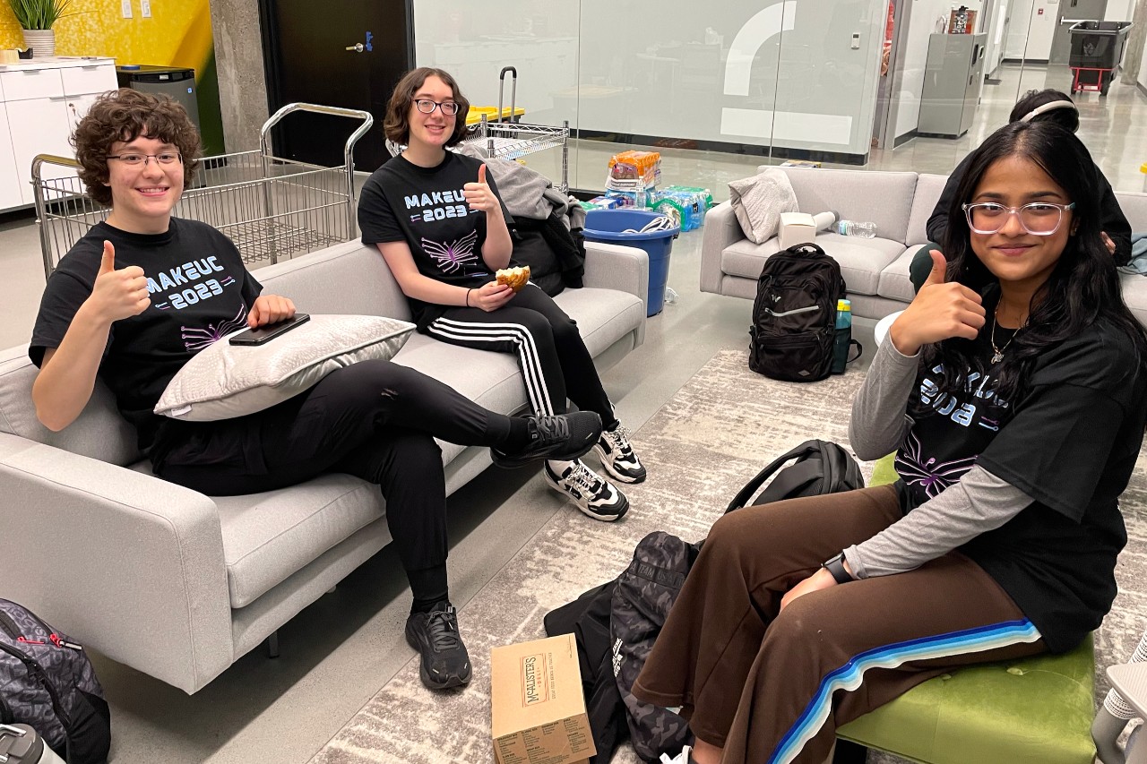 UC MakeUC Hackathon cracks codes for change at 1819 Innovation Hub | University of Cincinnati