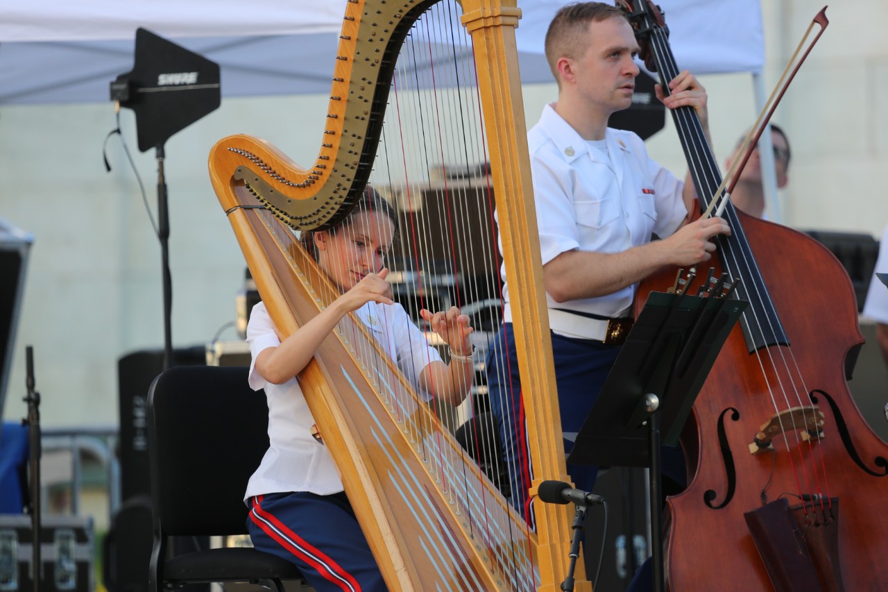 A harpist in the US Marine Band: Spotlight on CCM alumna Taylor ...
